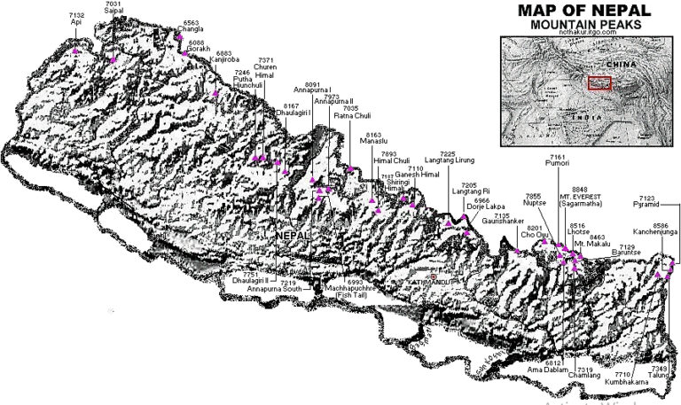 14 Highest 8000 m Mountains in Nepal - Outdoor Himalayan Treks
